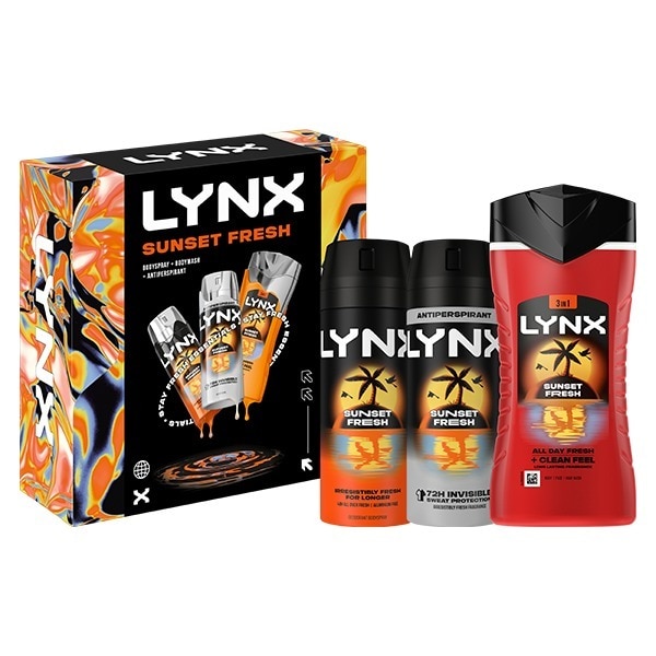 Lynx Trio Sunset Fresh Gift Set | Toiletries | Savers