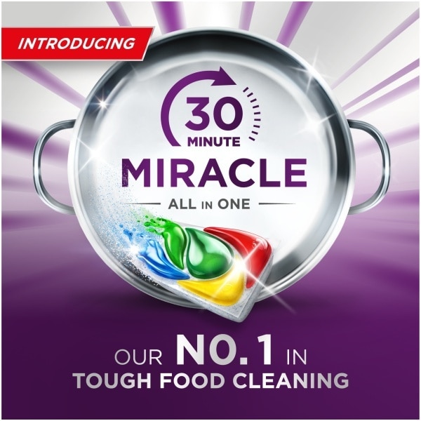 Fairy Advance Dishwasher 30 Min Miracle Lemon 26 Pack | Household | Savers